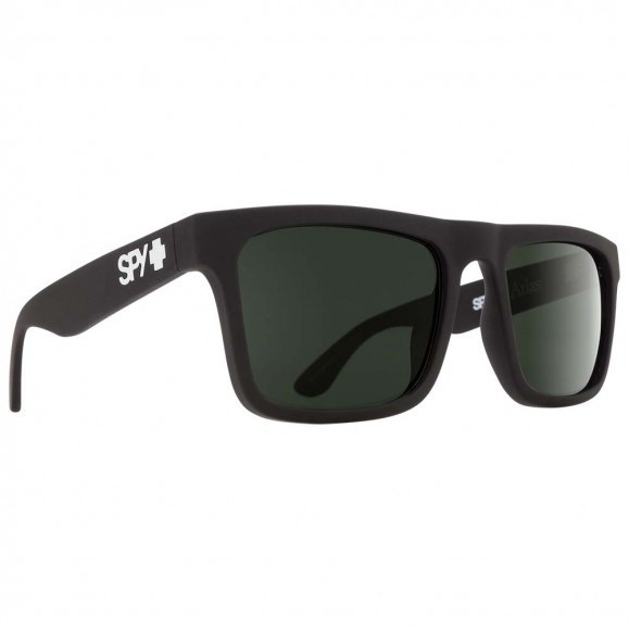 Spy Helm Atlas Soft Matte Black - Happy Gray/green Polarized